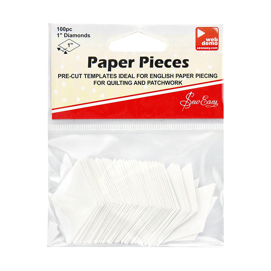Sew Easy English paper piecing Diamond 1 inch – Oatley Cottage