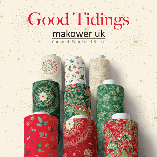 Good Tidings - Cream Squares- MU111Q – Oatley Cottage